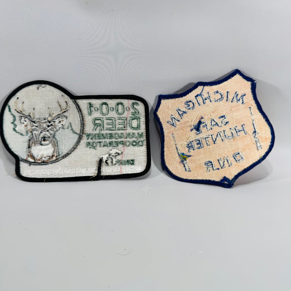 Michigan DNR Patch Set | 2001 Deer Management + Safe Hunter Patch ...