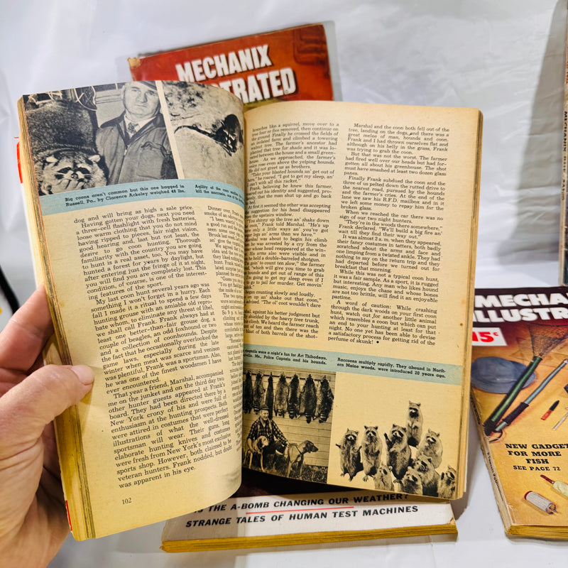 Set of 5 Vintage Mechanix Illustrated Magazines (1946–1953) - Reading ...