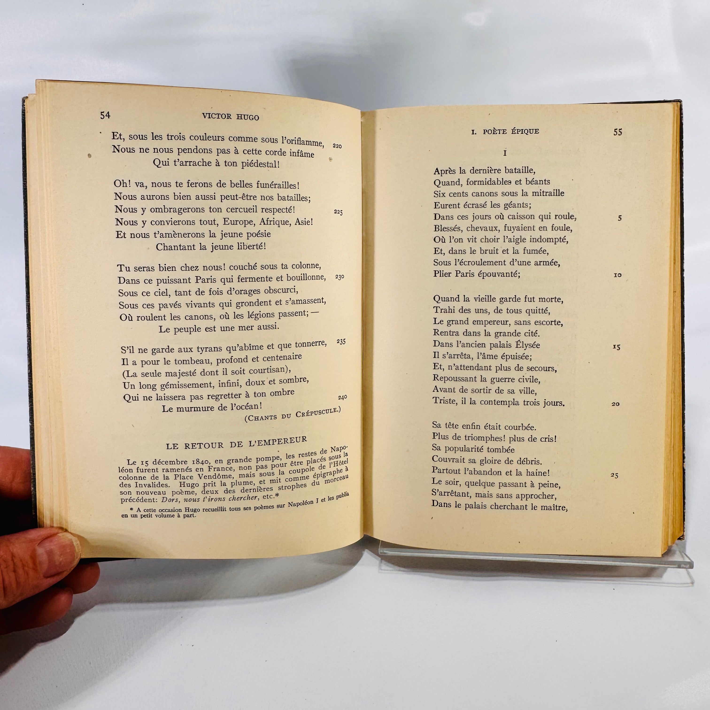 Vintage Hugo Poems 1908 – French Romantic Poetry - Reading Vintage