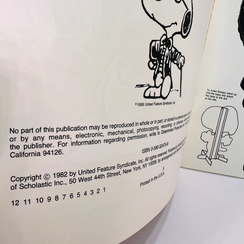 Snoopy Disguise Kit Vintage Peanuts 1982 United Feature Syndicate Inc ...